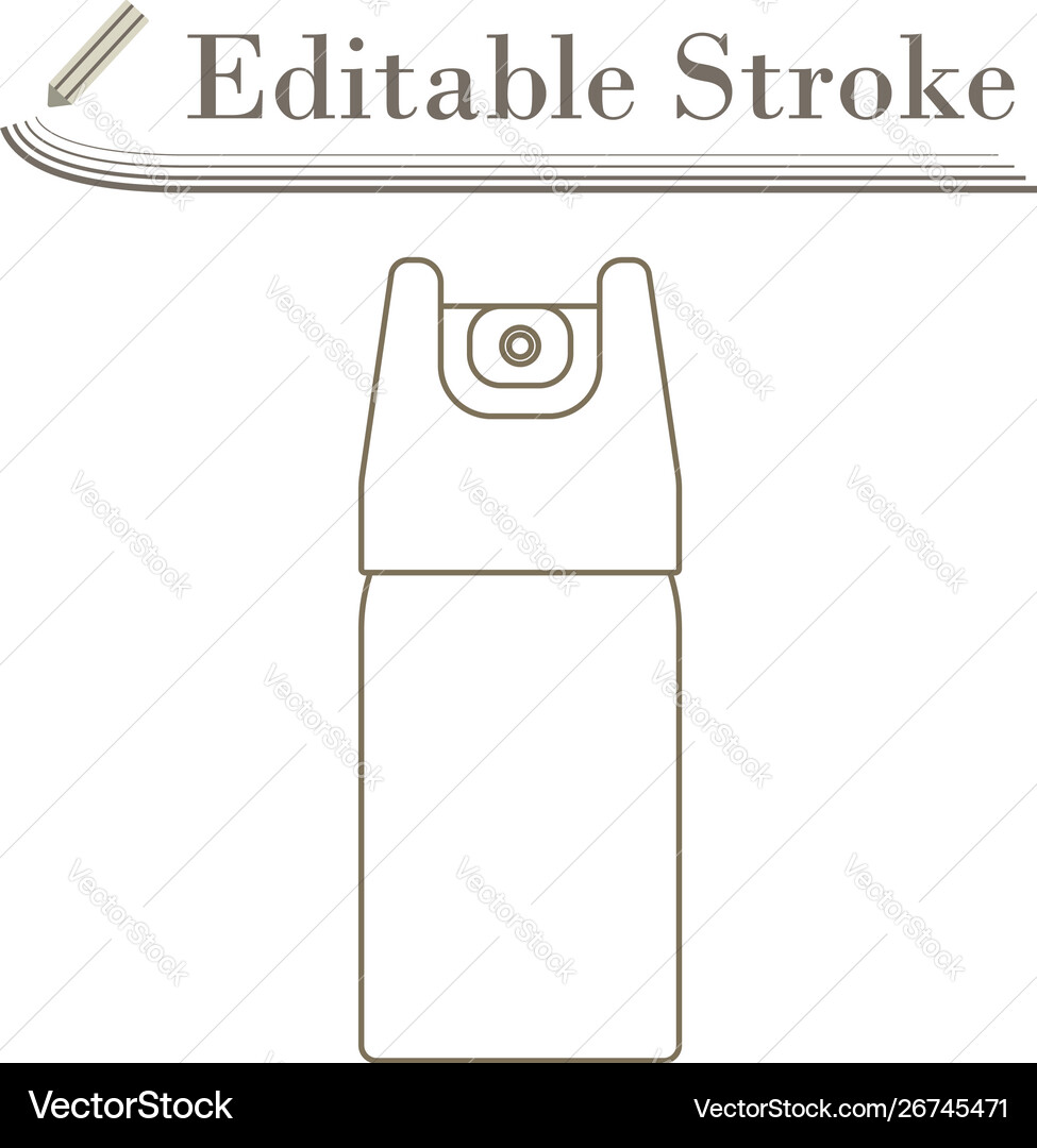 Pepper spray icon Royalty Free Vector Image - VectorStock