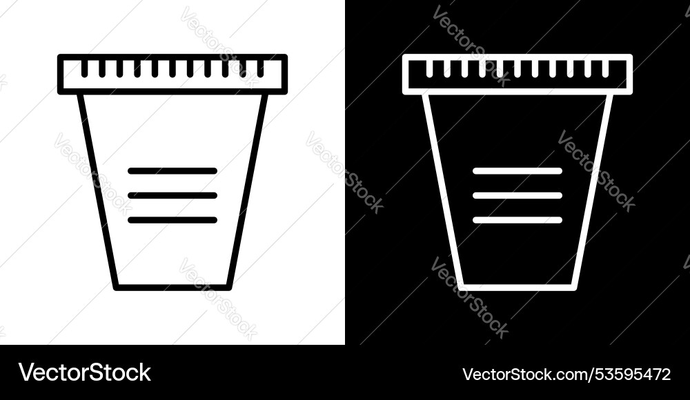 Urine thin line icon set Royalty Free Vector Image