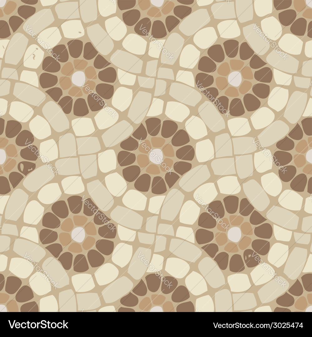 Tile mosaic floor Royalty Free Vector Image - VectorStock