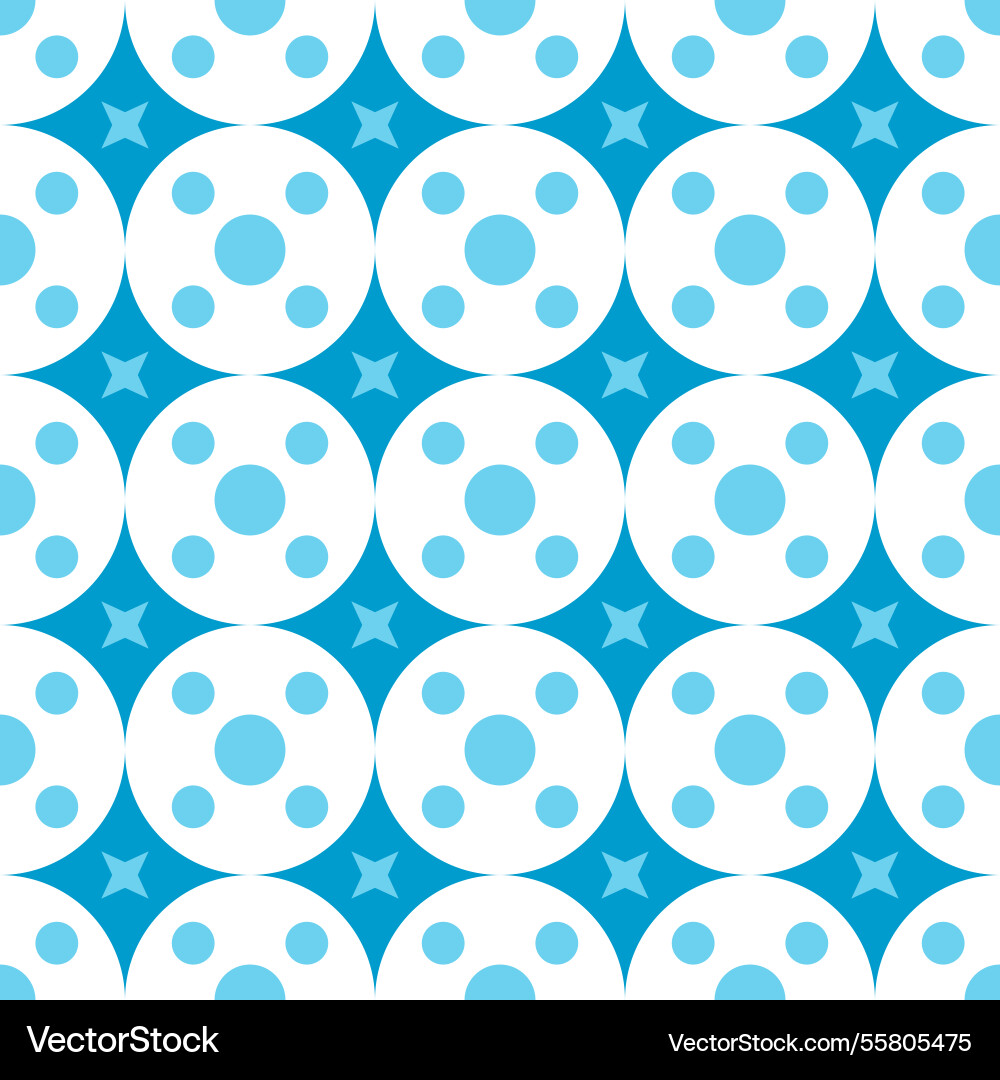 Abstract blue pattern design art Royalty Free Vector Image