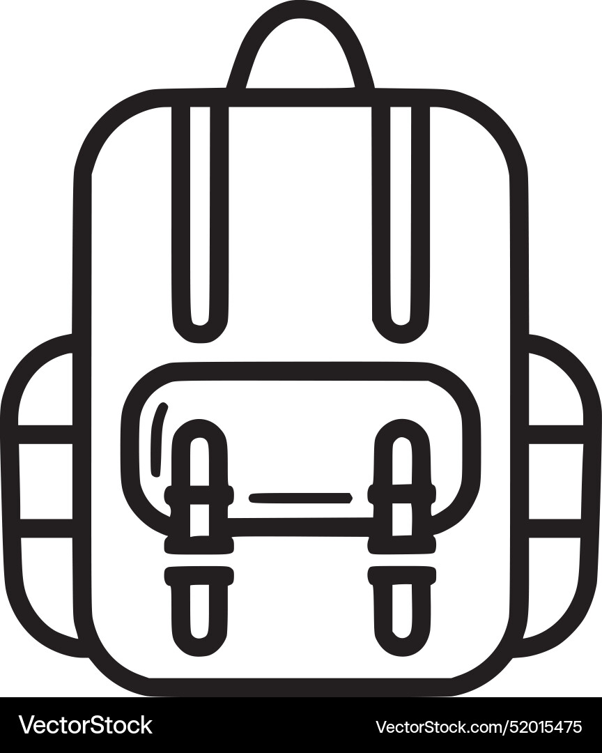 Backpack Royalty Free Vector Image - VectorStock