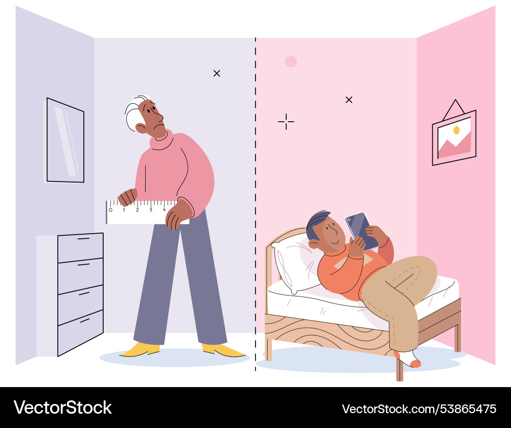 Introvert emotional well being is crucial Vector Image