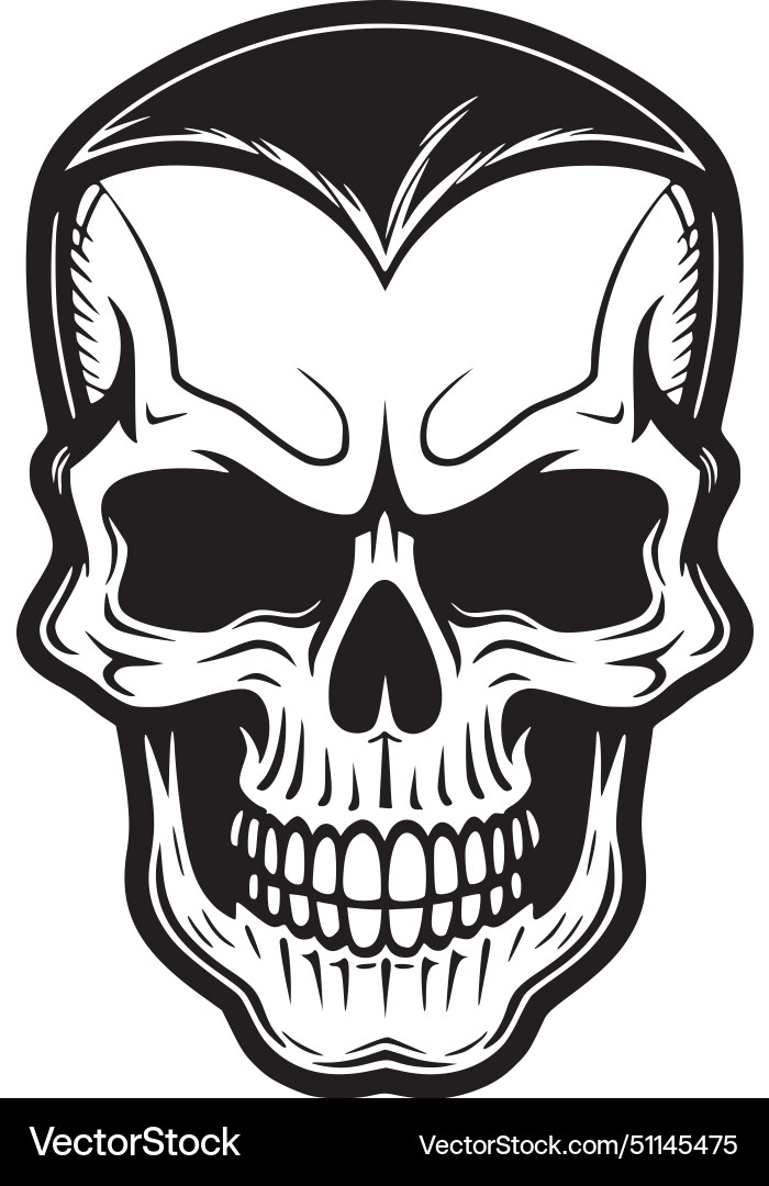 Skull - high quality logo ideal for t-shirt Vector Image