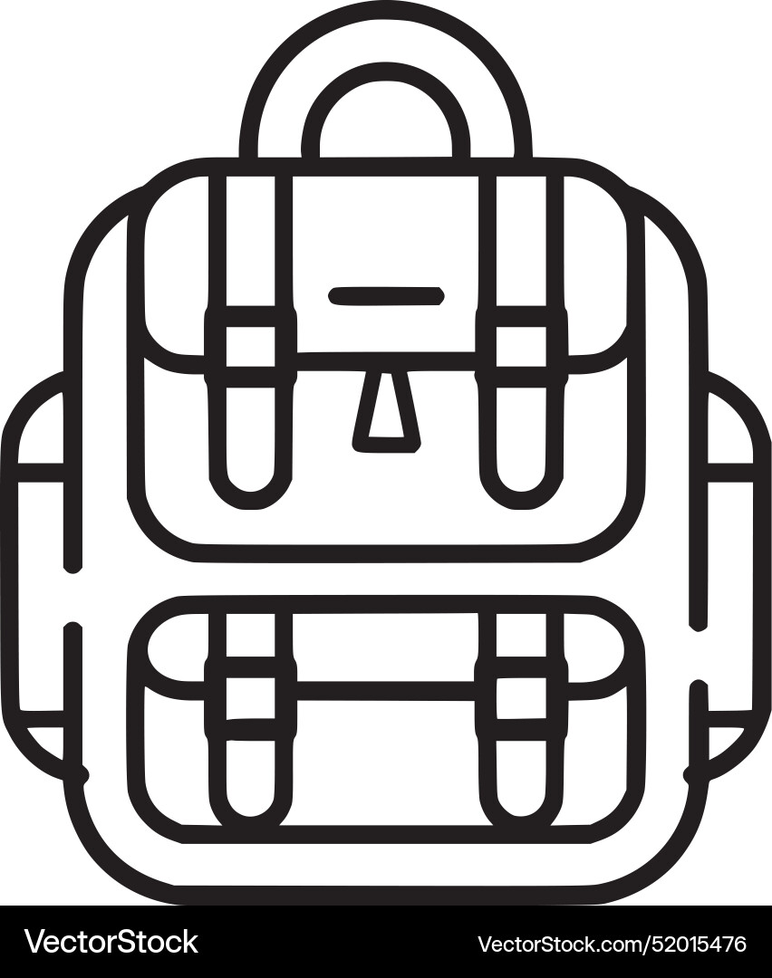 Backpack Royalty Free Vector Image - VectorStock