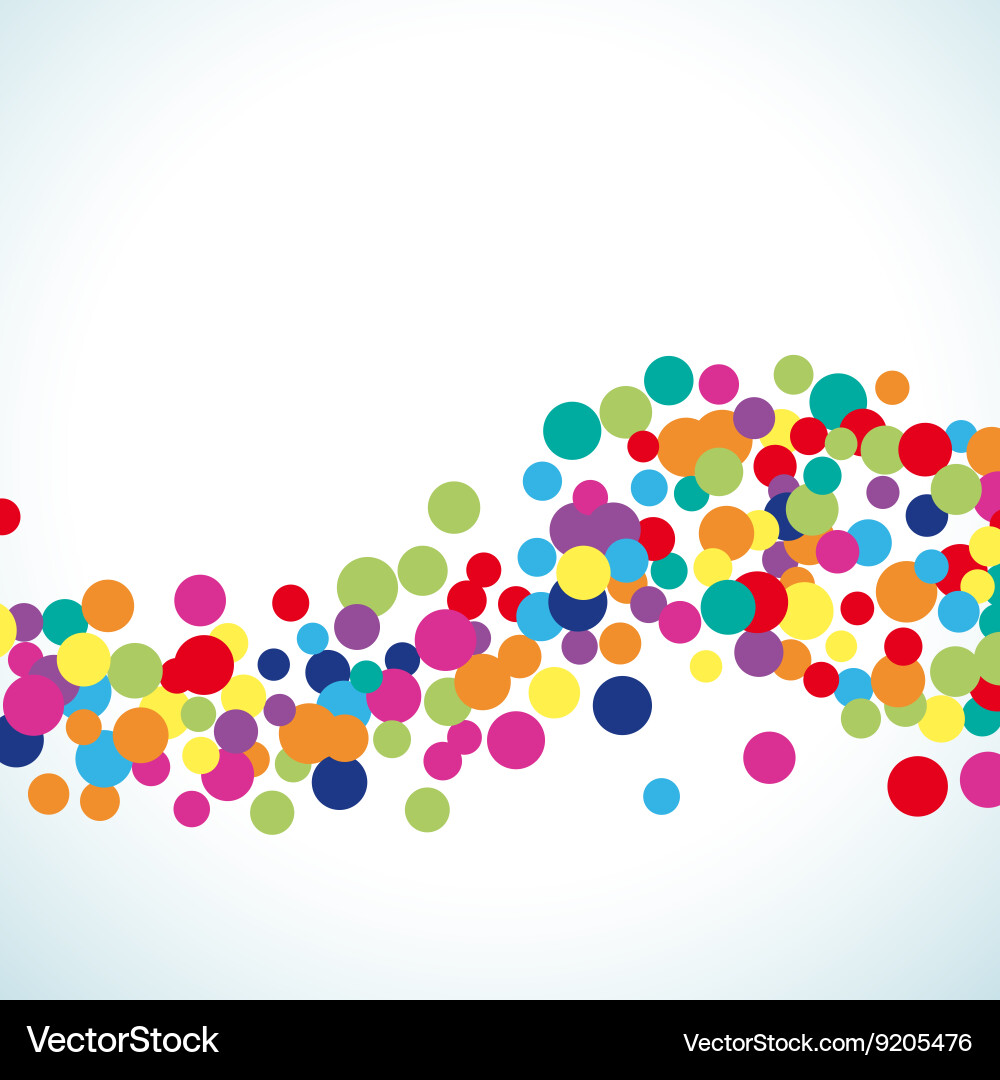 Colorful Spot Pattern Background Royalty Free Vector Image