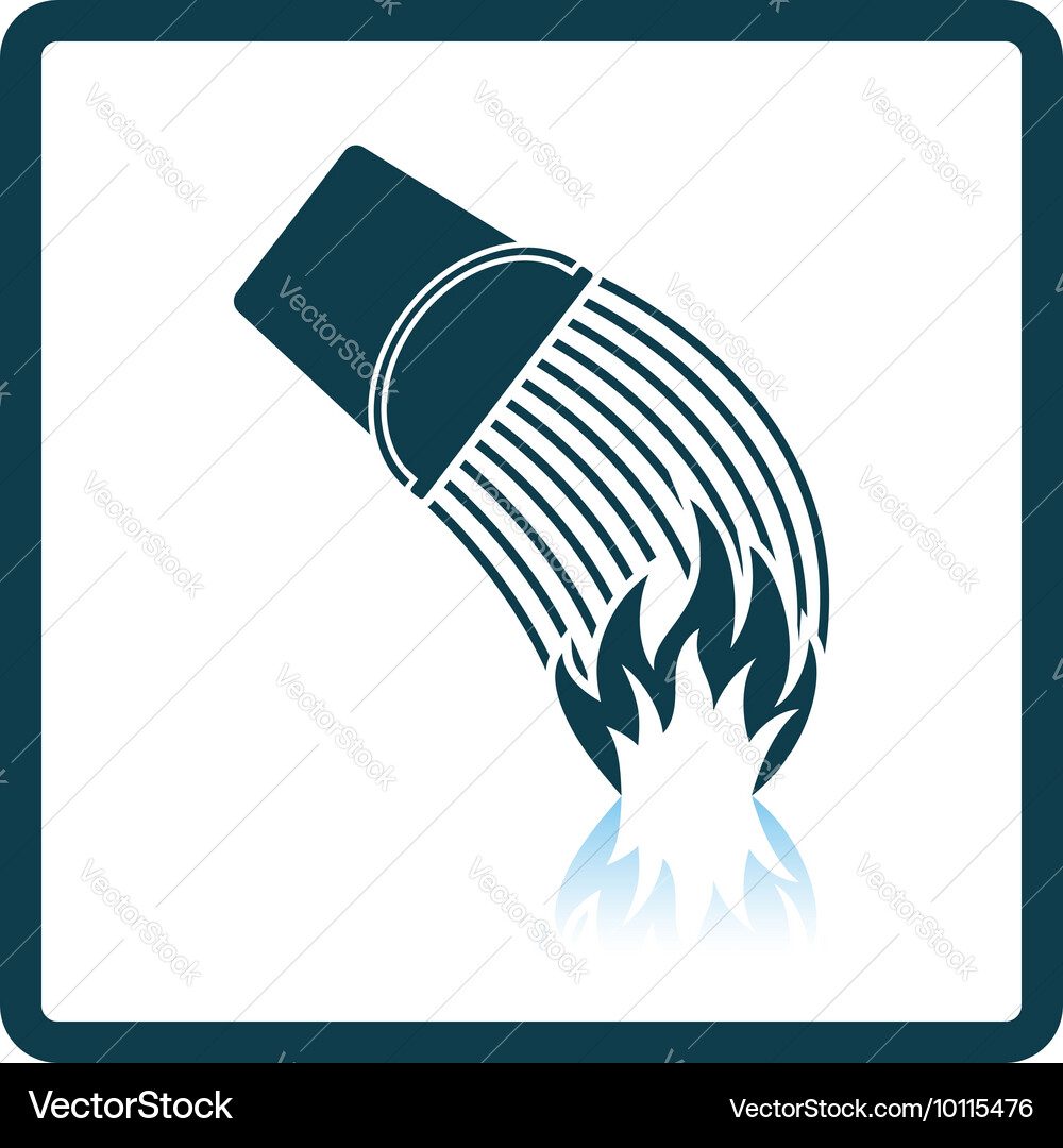 Fire bucket icon Royalty Free Vector Image - VectorStock