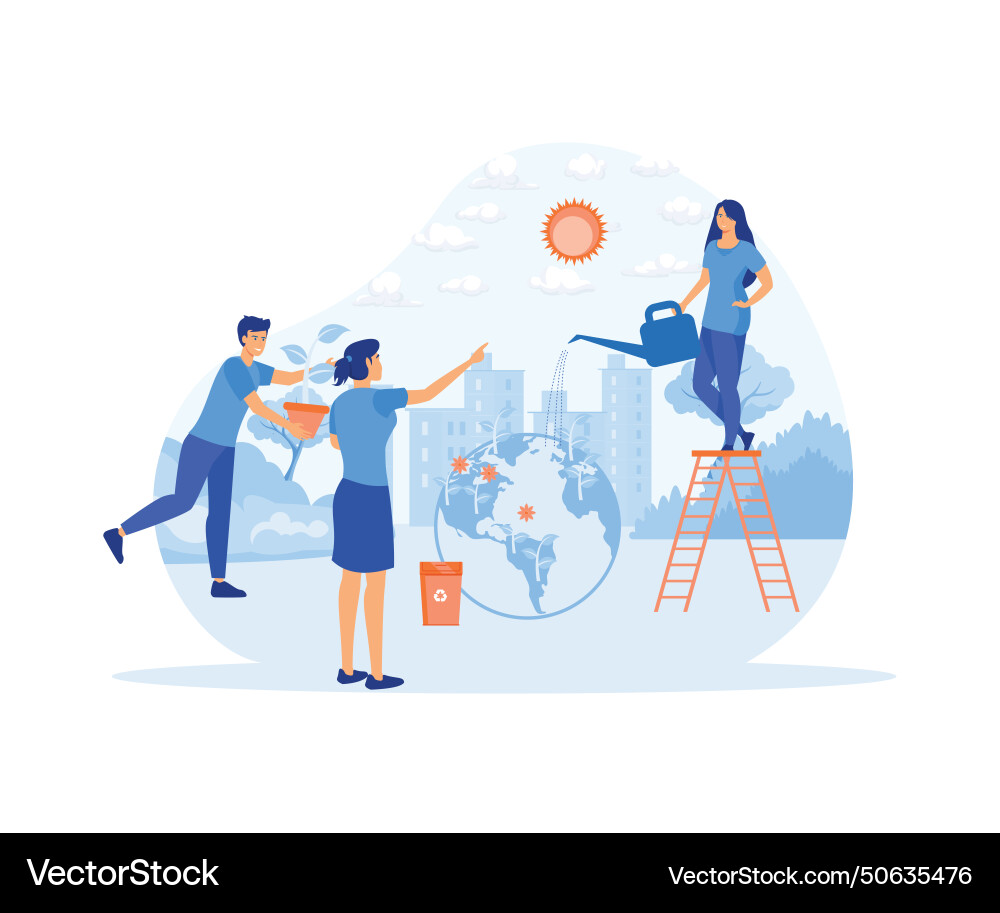 People are preparing for the holiday saving Vector Image