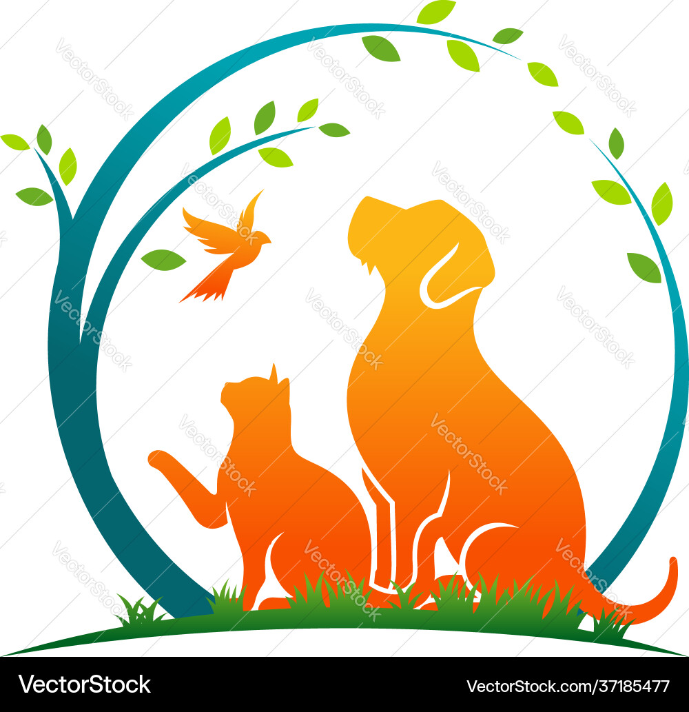 Cat And Dog Logo Exclusive Logo 924201, Cat And Dog Logo