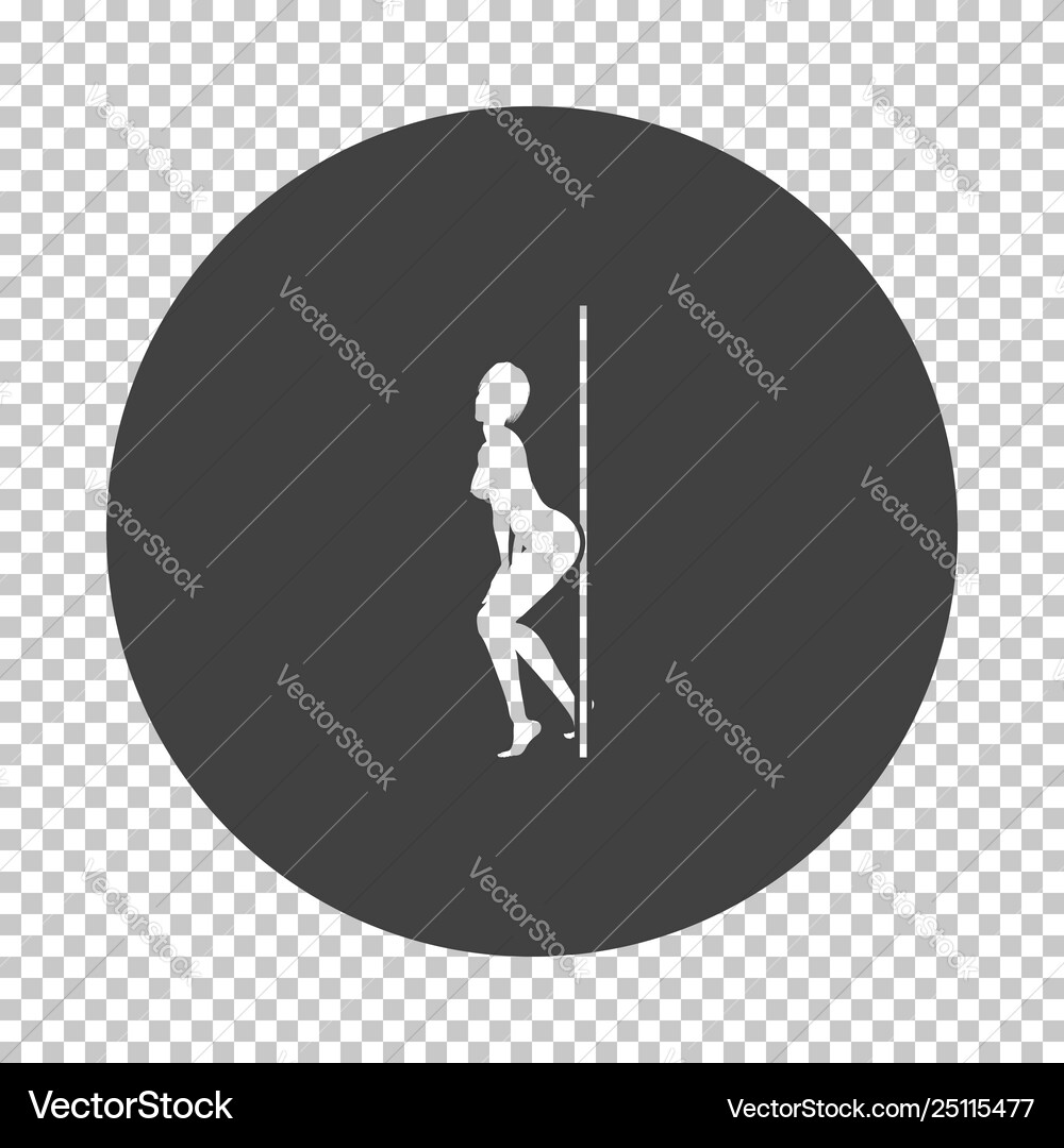 Stripper Icon - Nightclub Scene Royalty Free Vector Image