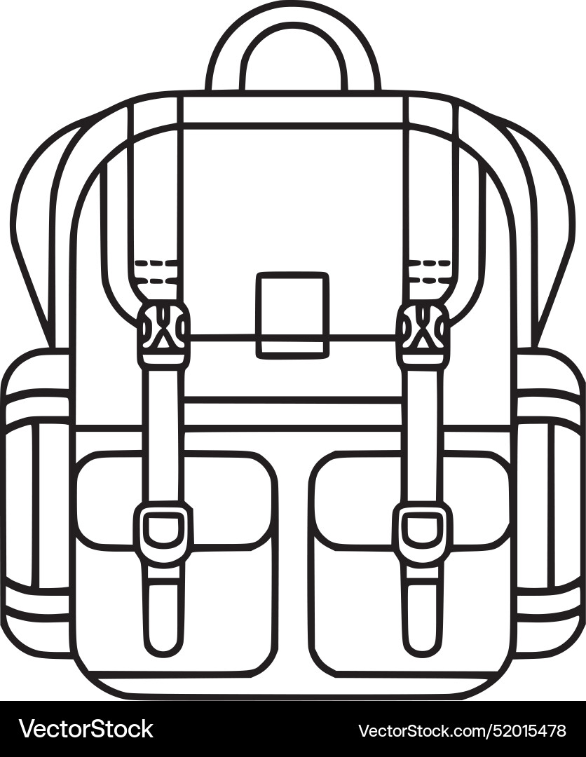 Backpack Royalty Free Vector Image - VectorStock