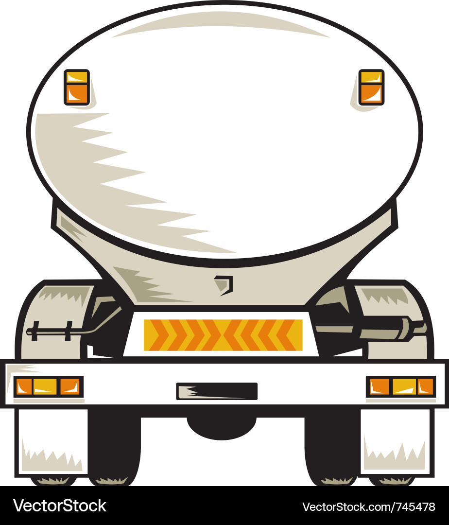 Fuel tanker Royalty Free Vector Image - VectorStock