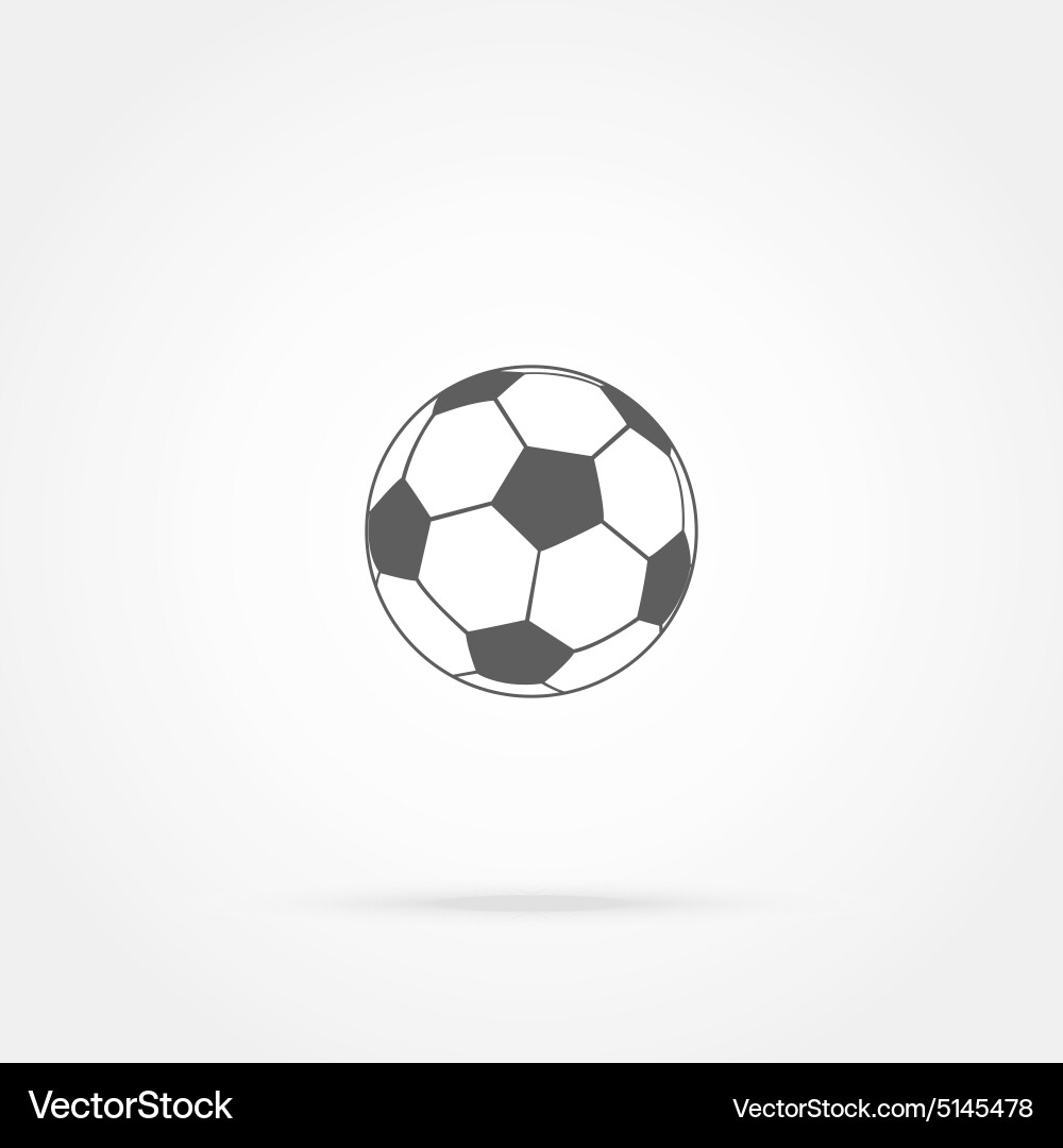 Soccer ball icon Royalty Free Vector Image - VectorStock