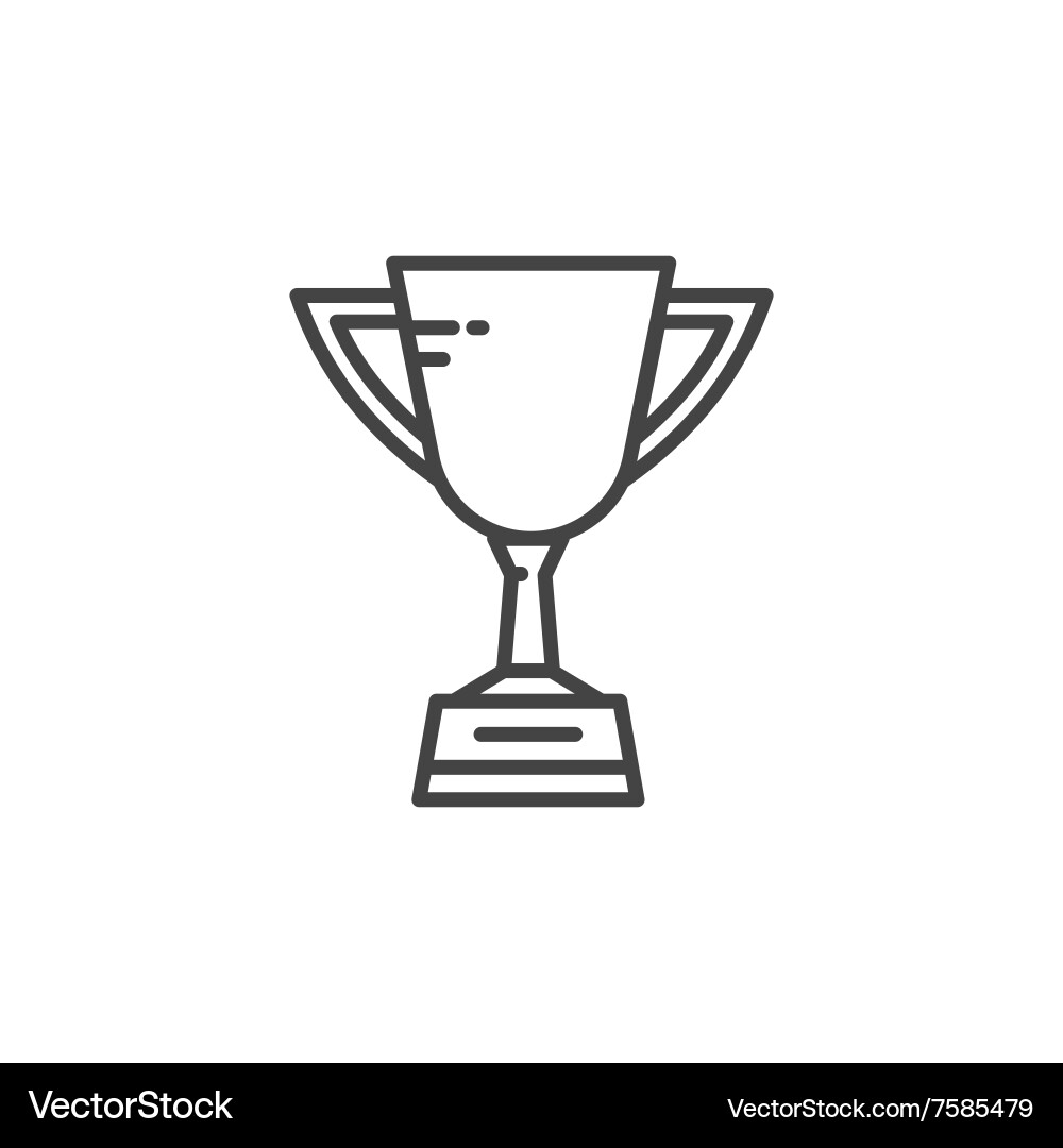 Soccer cup icon Royalty Free Vector Image - VectorStock