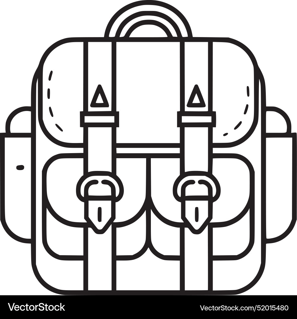 Backpack Royalty Free Vector Image - VectorStock