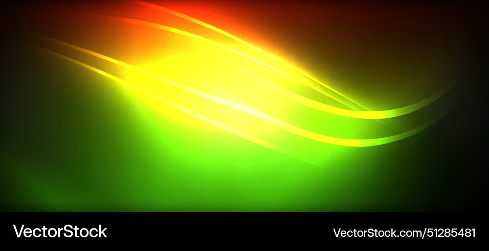 Astronomical object emitting a colorful rainbow Vector Image