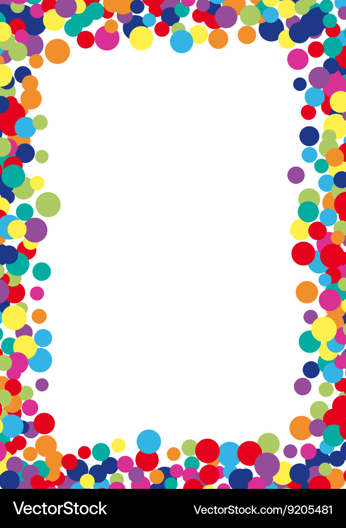 Colorful abstract spot background Royalty Free Vector Image