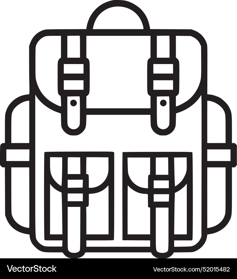 Backpack Royalty Free Vector Image - VectorStock