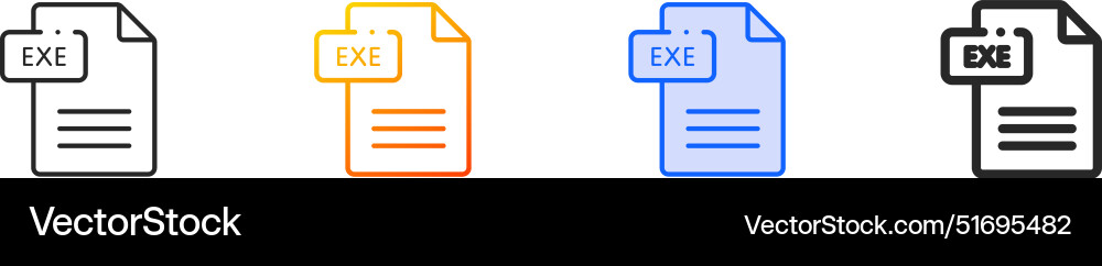 Document iconthin linear gradient blue stroke Vector Image