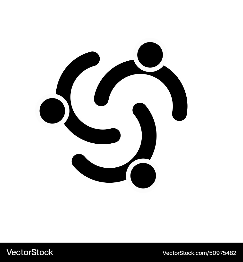 Simple handshake icons in line style design Vector Image