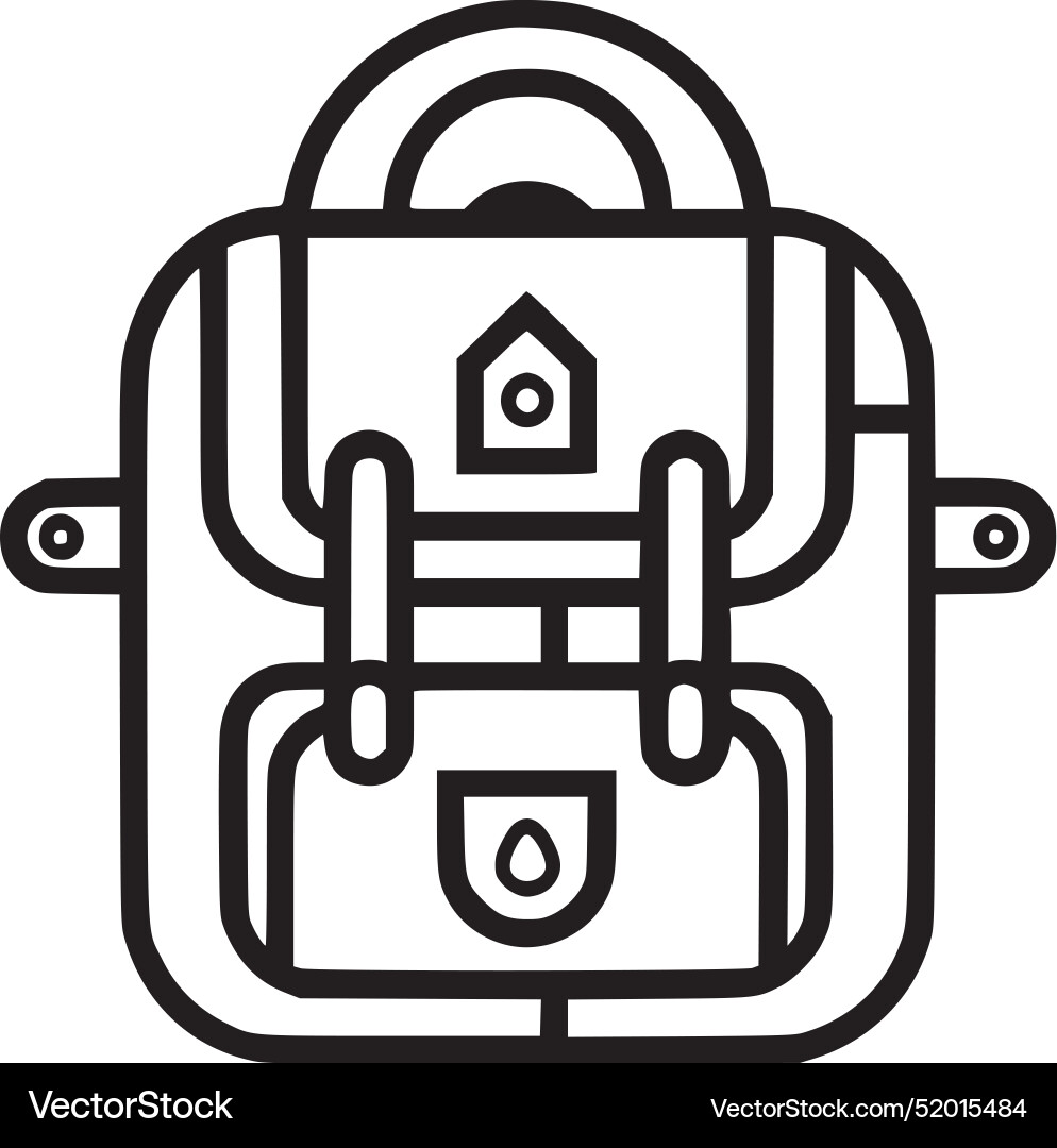 Backpack Royalty Free Vector Image - VectorStock