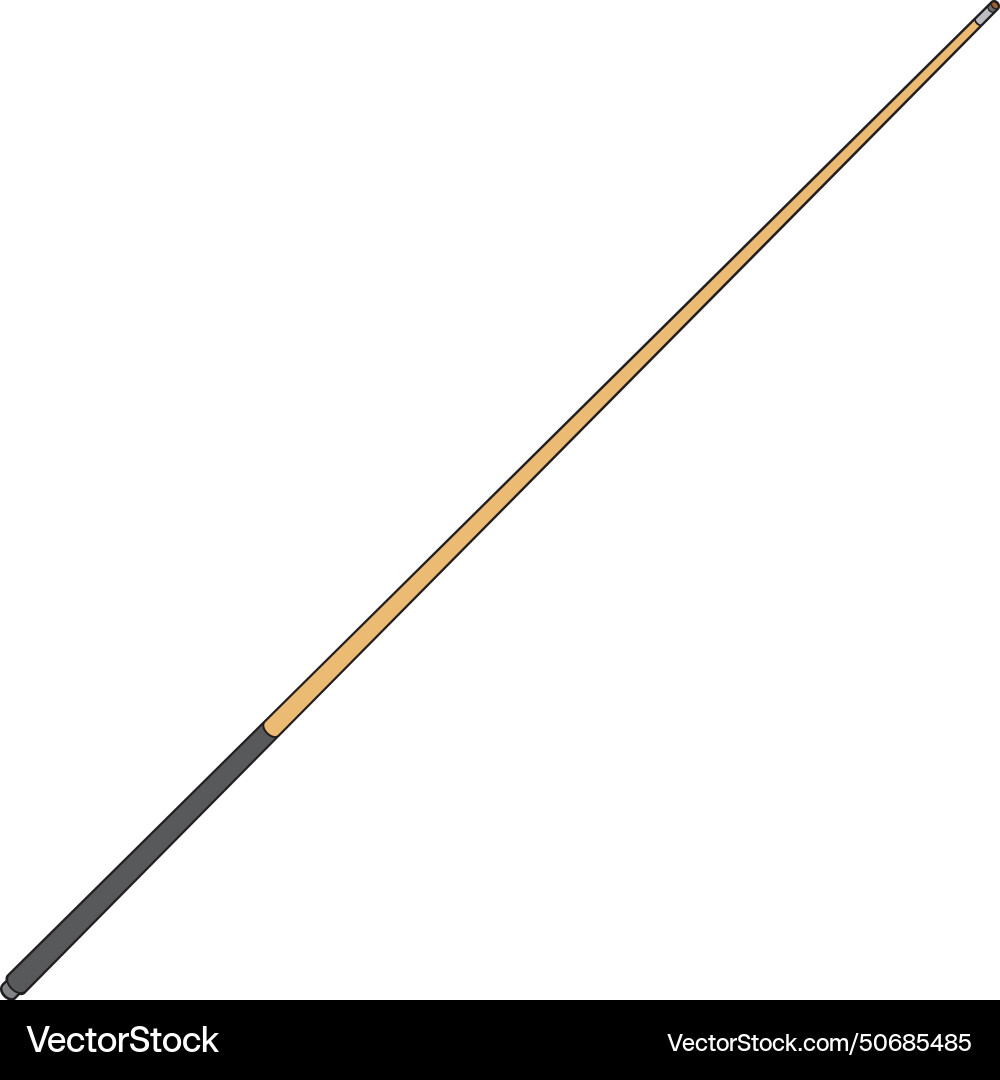 Billiard cue color Royalty Free Vector Image - VectorStock