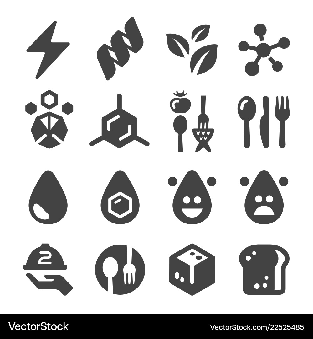 Nutrition facts icon Royalty Free Vector Image