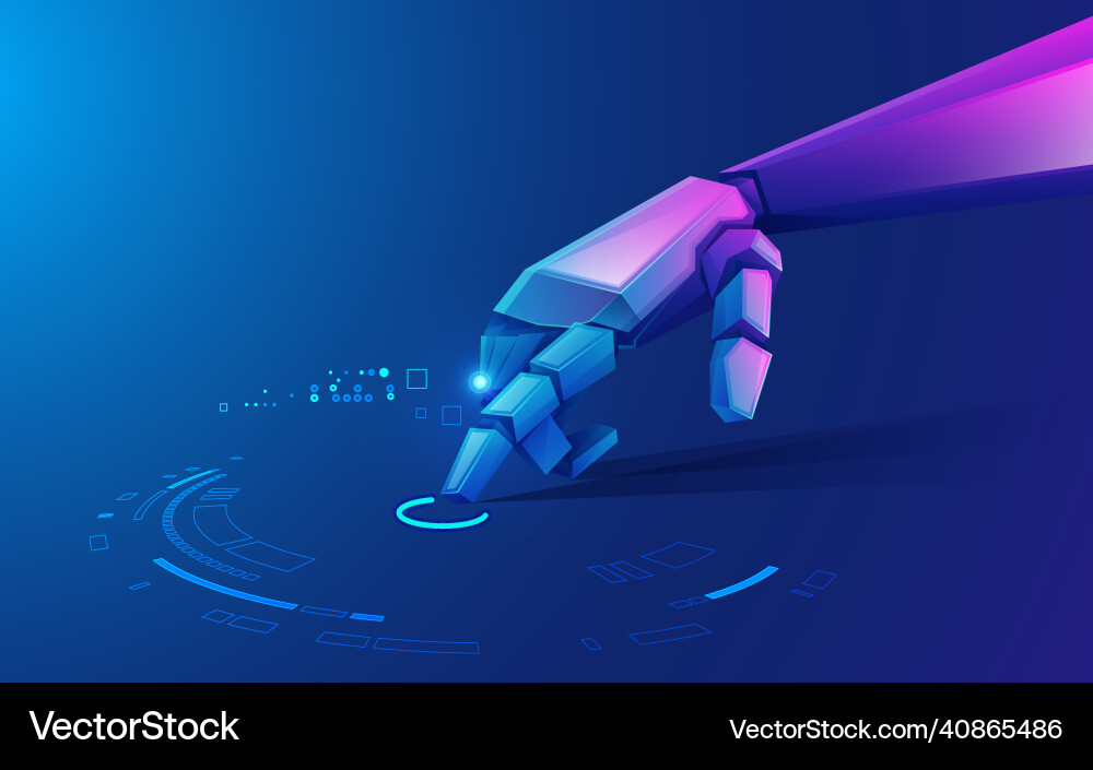 Digitalhand Royalty Free Vector Image - VectorStock
