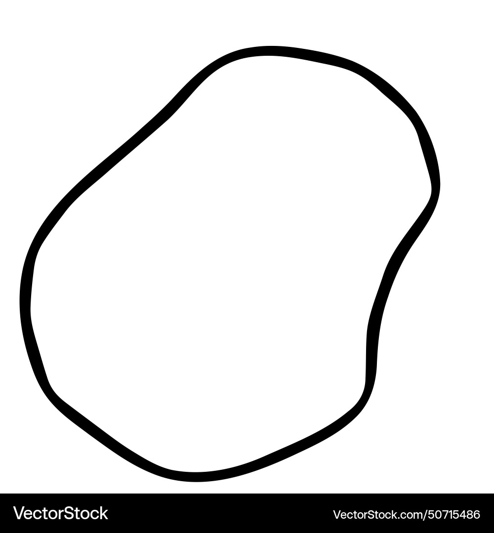 Nauru simplified map Royalty Free Vector Image