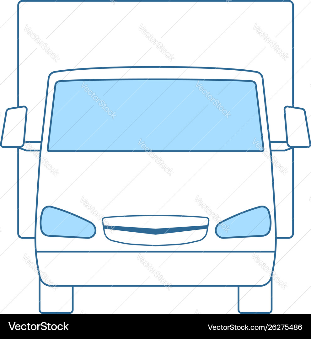 Van truck icon Royalty Free Vector Image - VectorStock