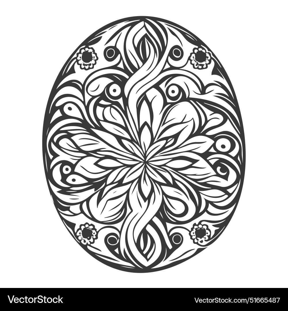 Batik pattern ornament design grey Royalty Free Vector Image