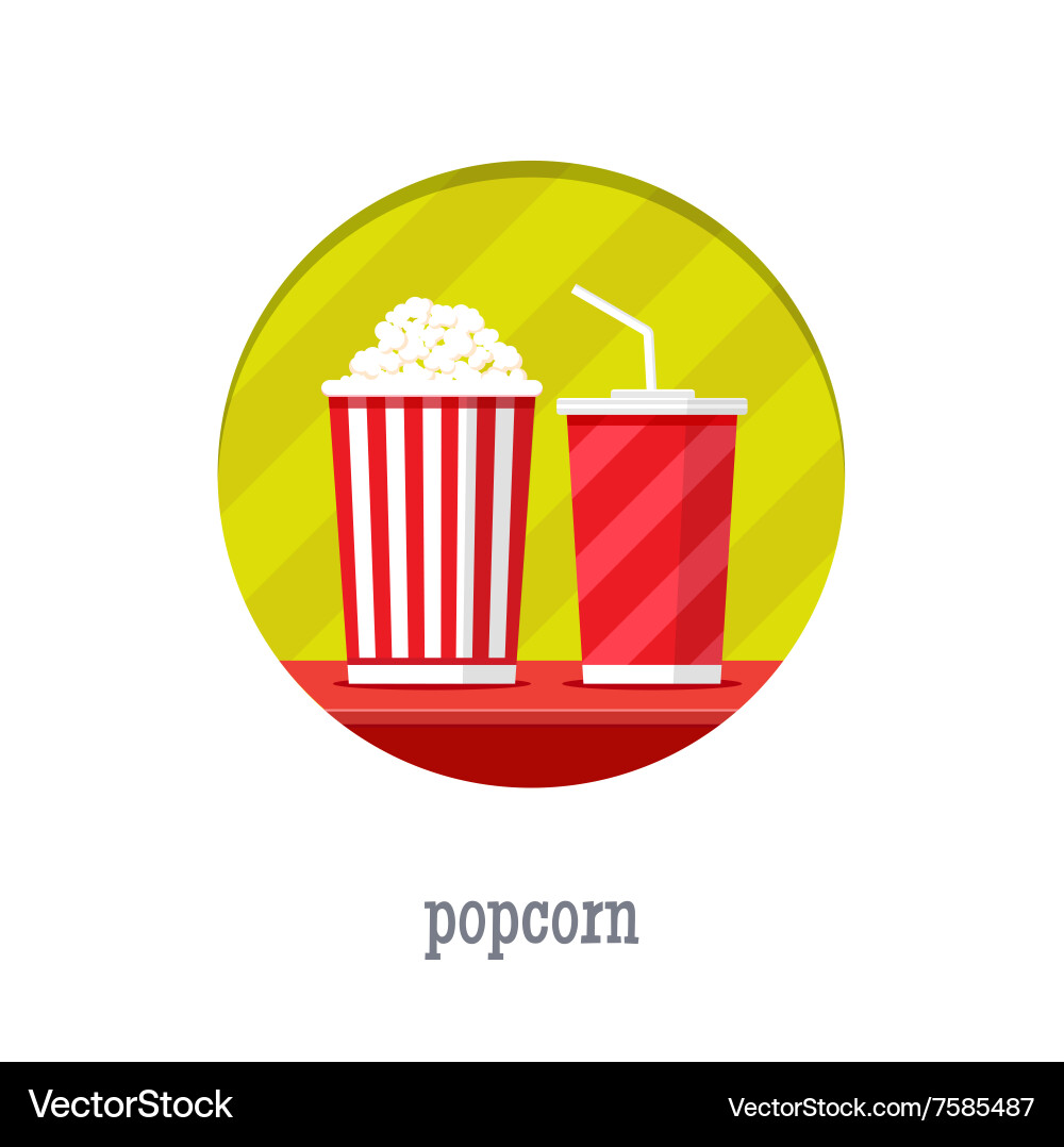 Popcorn Royalty Free Vector Image - VectorStock