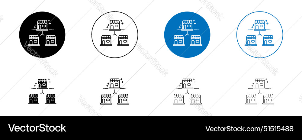 Franchise icon Royalty Free Vector Image - VectorStock