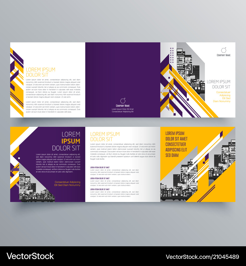 Brochure design 759 Royalty Free Vector Image - VectorStock