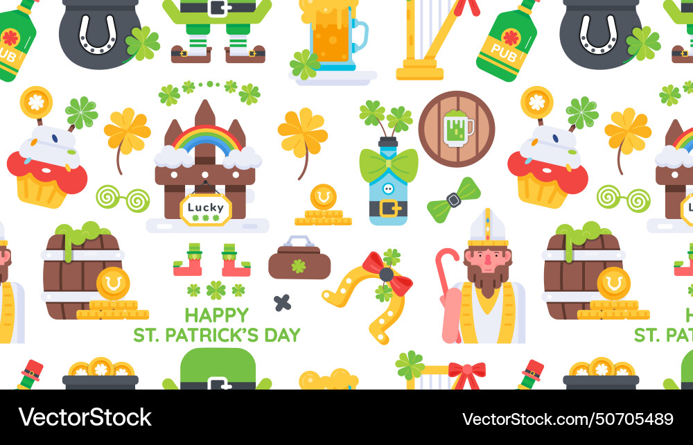 Irish pattern Royalty Free Vector Image - VectorStock