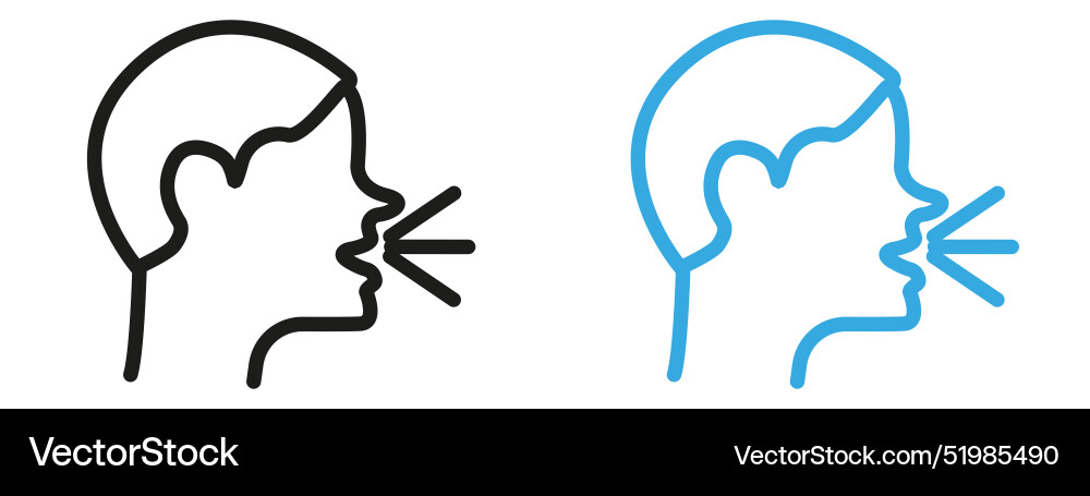 Quiet zone stop talking sign for public libraries Vector Image