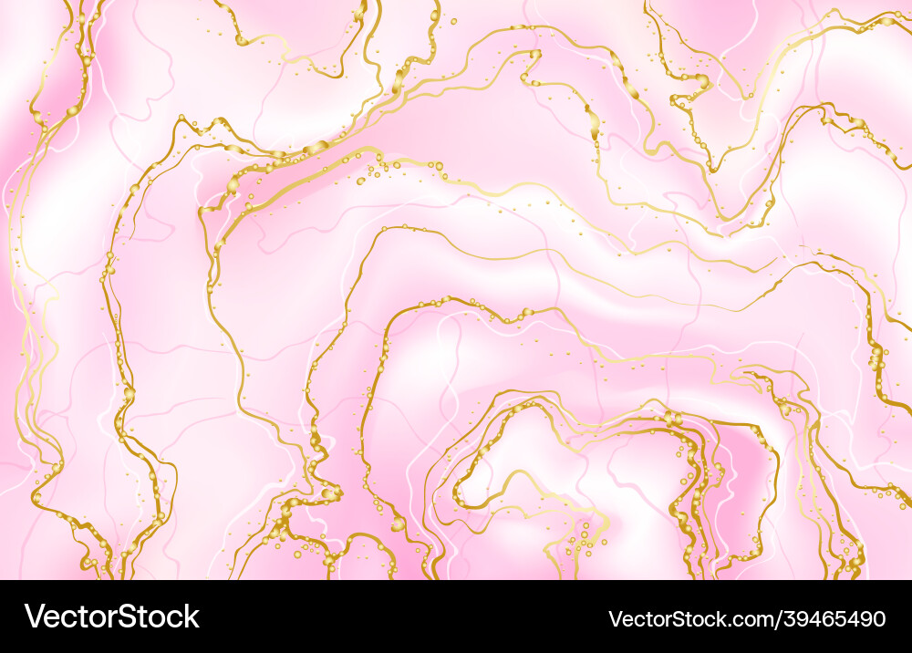 White rose gold pattern Royalty Free Vector Image