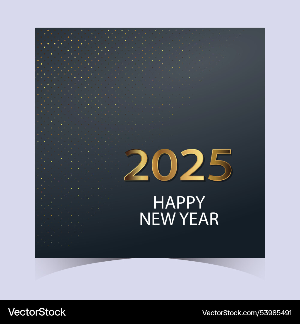 2025 happy new year web banner design Royalty Free Vector