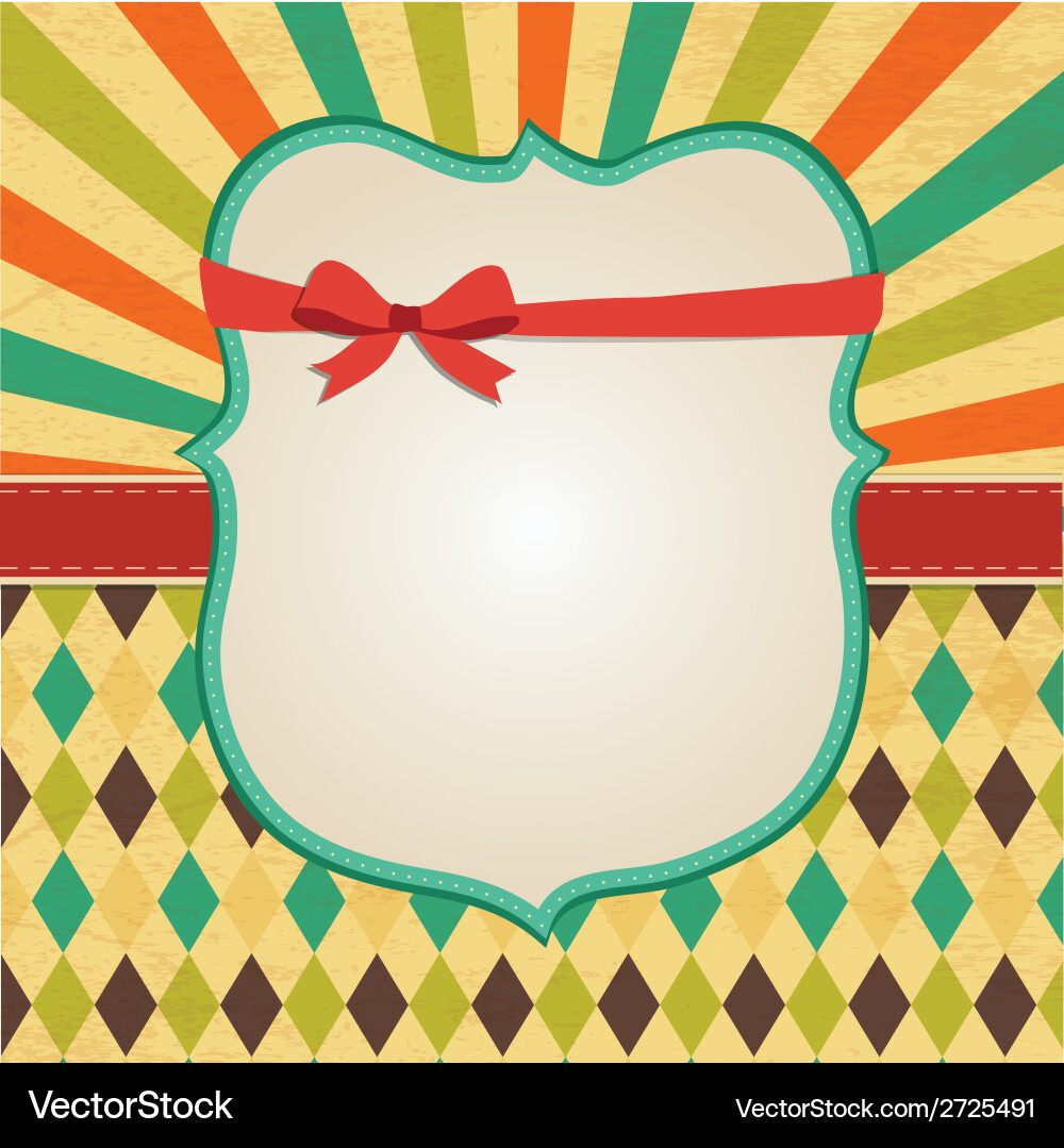 Card background border frame banner Royalty Free Vector