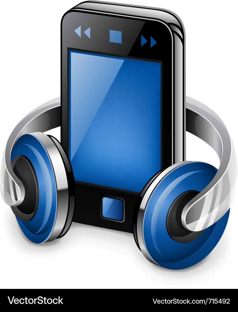 Personal media player Royalty Free Vector Image