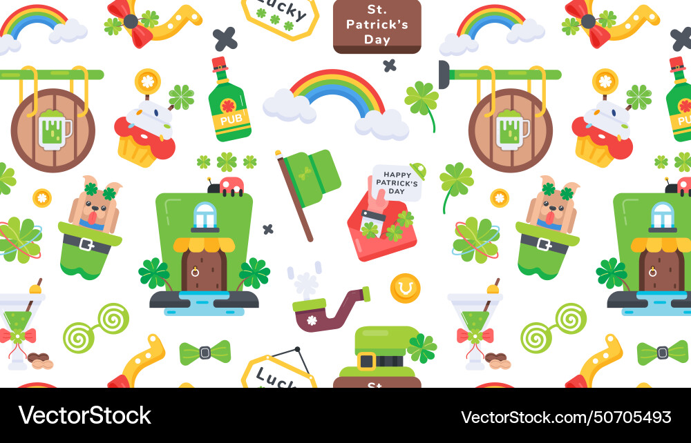 Patrick celebration Royalty Free Vector Image - VectorStock
