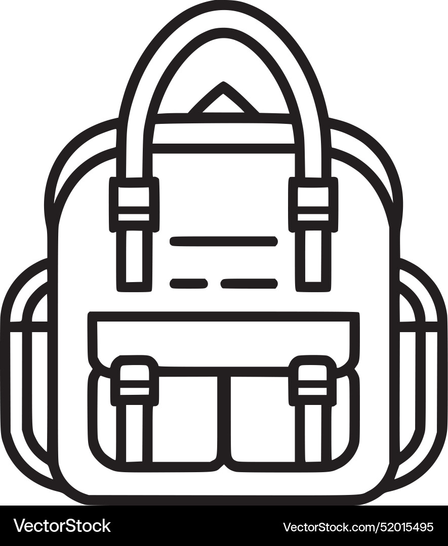 Backpack Royalty Free Vector Image - VectorStock