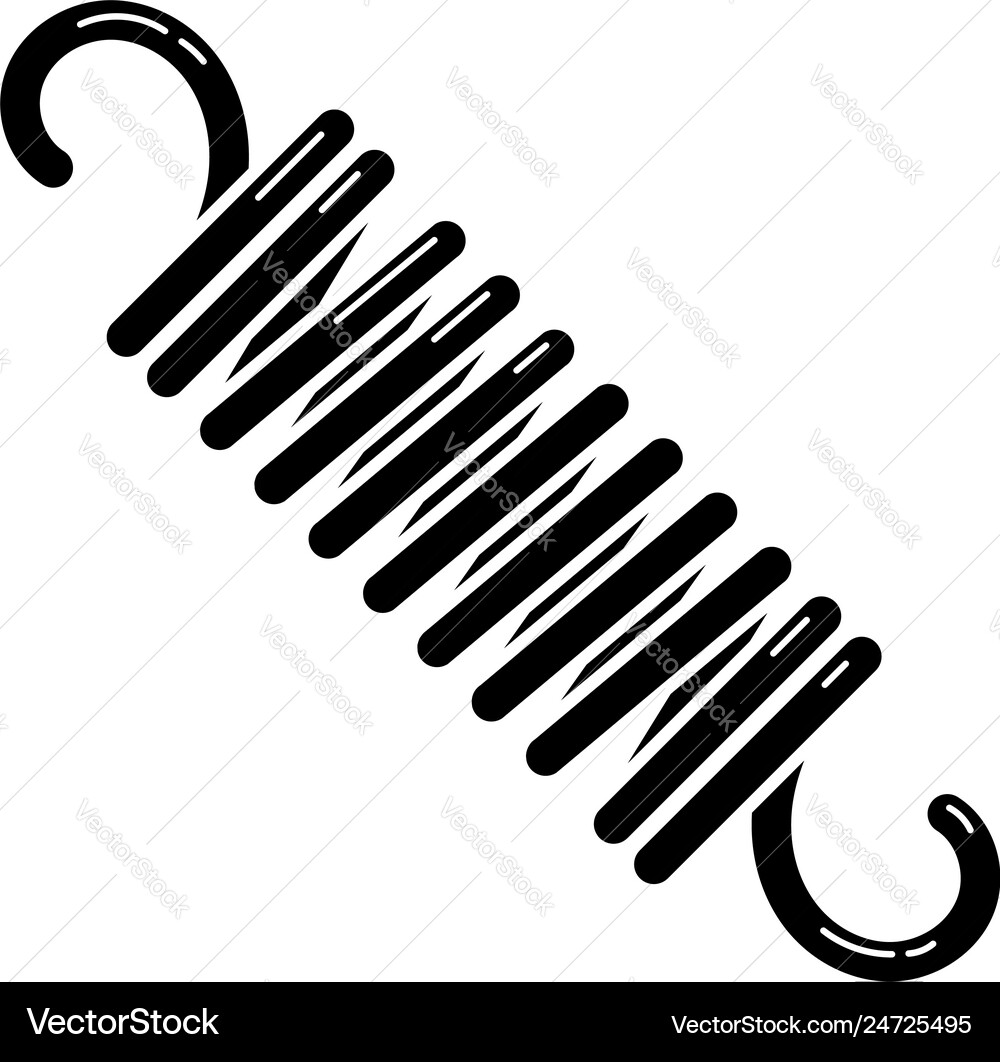Car hook spring icon simple style Royalty Free Vector Image