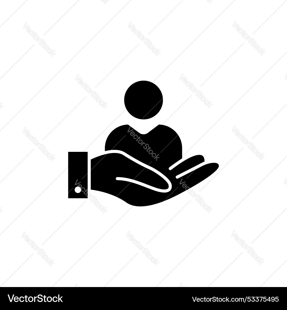 Customer retention icon set client care logo Vector Image