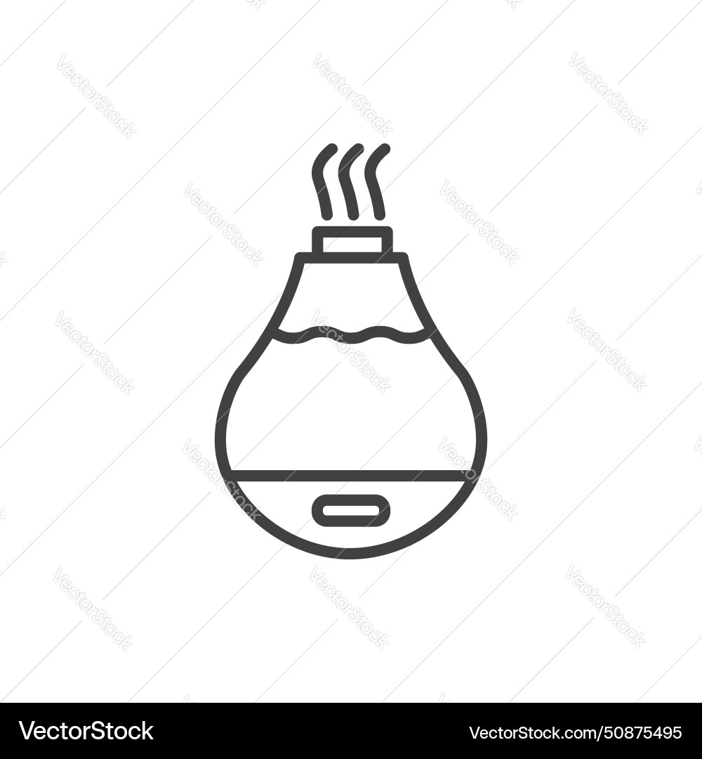 Diffuser icon set scent reed aromatherapy symbol Vector Image