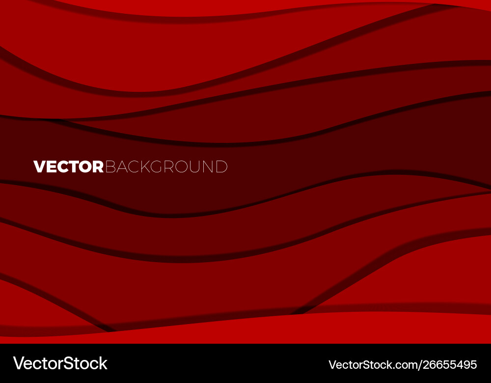 Red paper background with cut out holes Royalty Free Vector