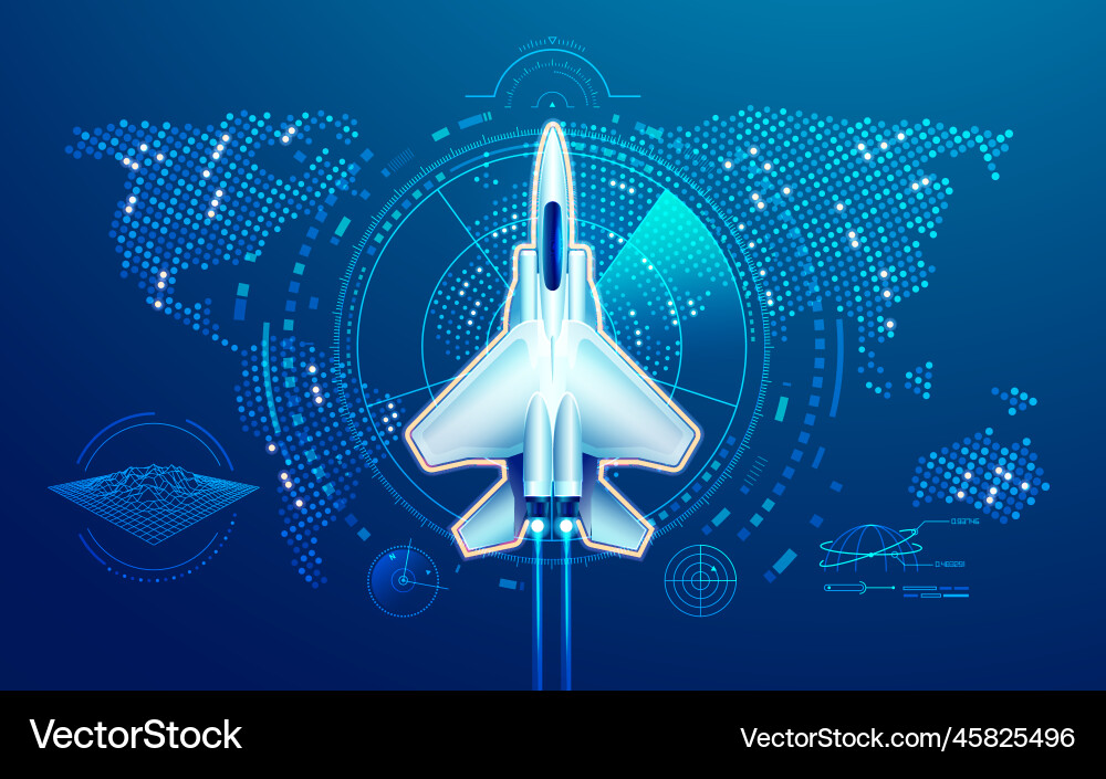 Airradar Royalty Free Vector Image - VectorStock