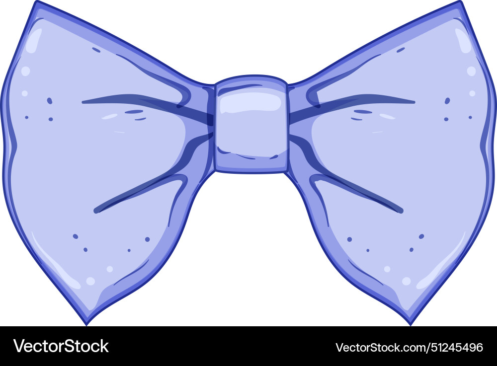 Band hair ribbon cartoon Royalty Free Vector Image
