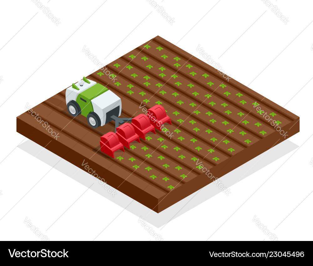 Smart Farming Automation Royalty Free Vector Image