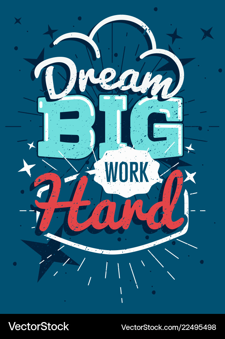 Hard Work Motivational Poster