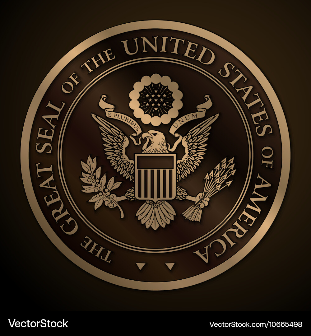 United States Great Seal Royalty Free Vector Image